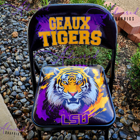 LSU Folding Chair – Admired Graphics